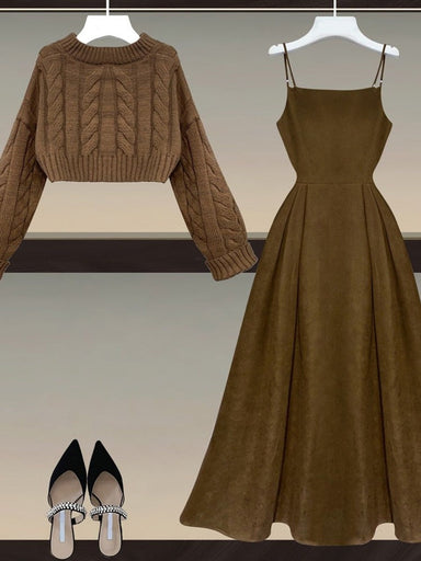 Fall Winter Two Piece Sets Women Outfits Korean Casual Long Sleeve Twi ...