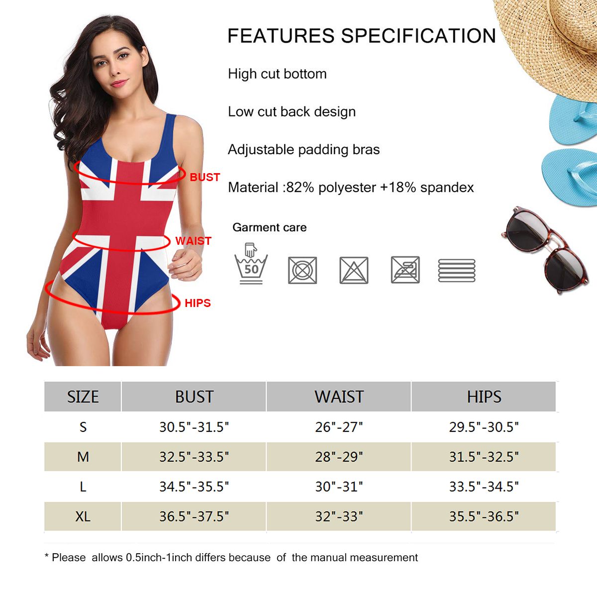 United Kingdom Flag Exotic Bikinis Women Swimsuit Low Waist Swimsuit W ...