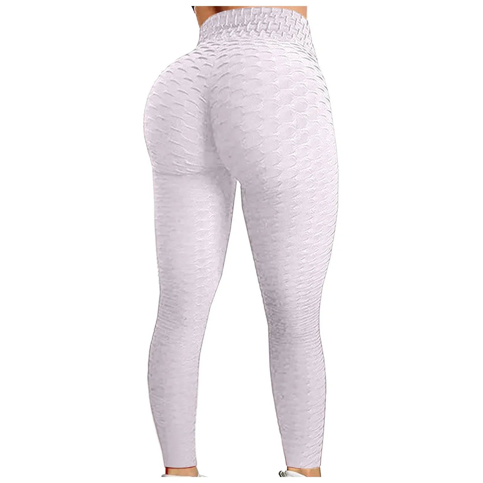 Women's Bubble Hip Lifting Exercise Fitness Running High Waist Yoga Pa ...