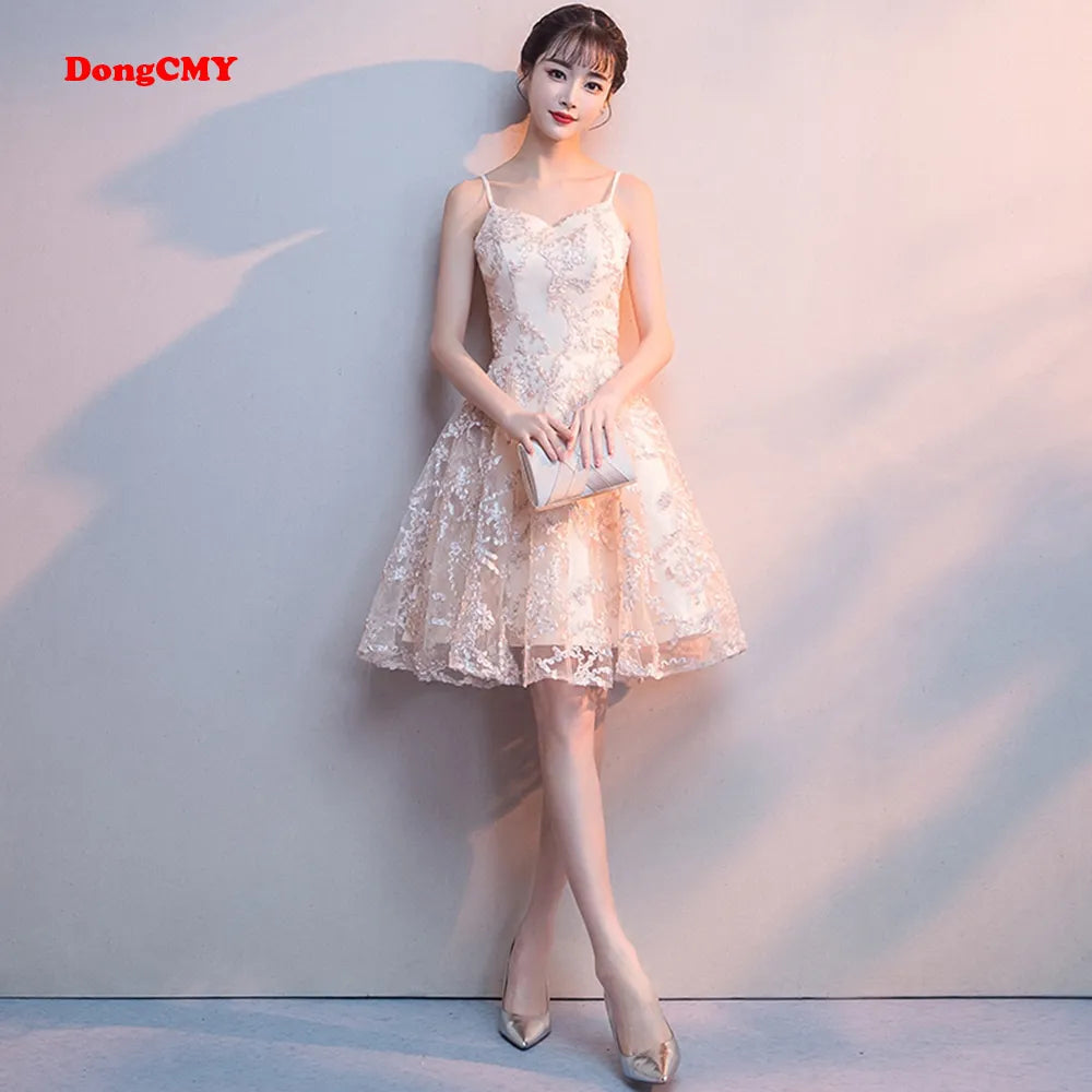 A-LINE SHORT STUDENT YOUNG ROBES SOIREES TULLE SEXY PARTY PRETTY GRADU ...
